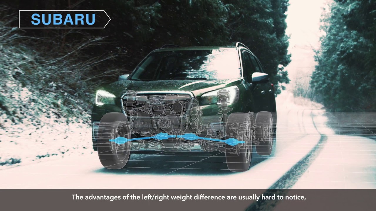 Subaru Core Technology - Symmetrical Layout - YouTube