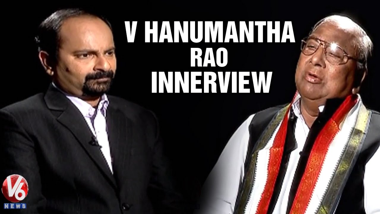 Exclusive Interview with T Congress MP V Hanumantha Rao - V6 Innerview ...
