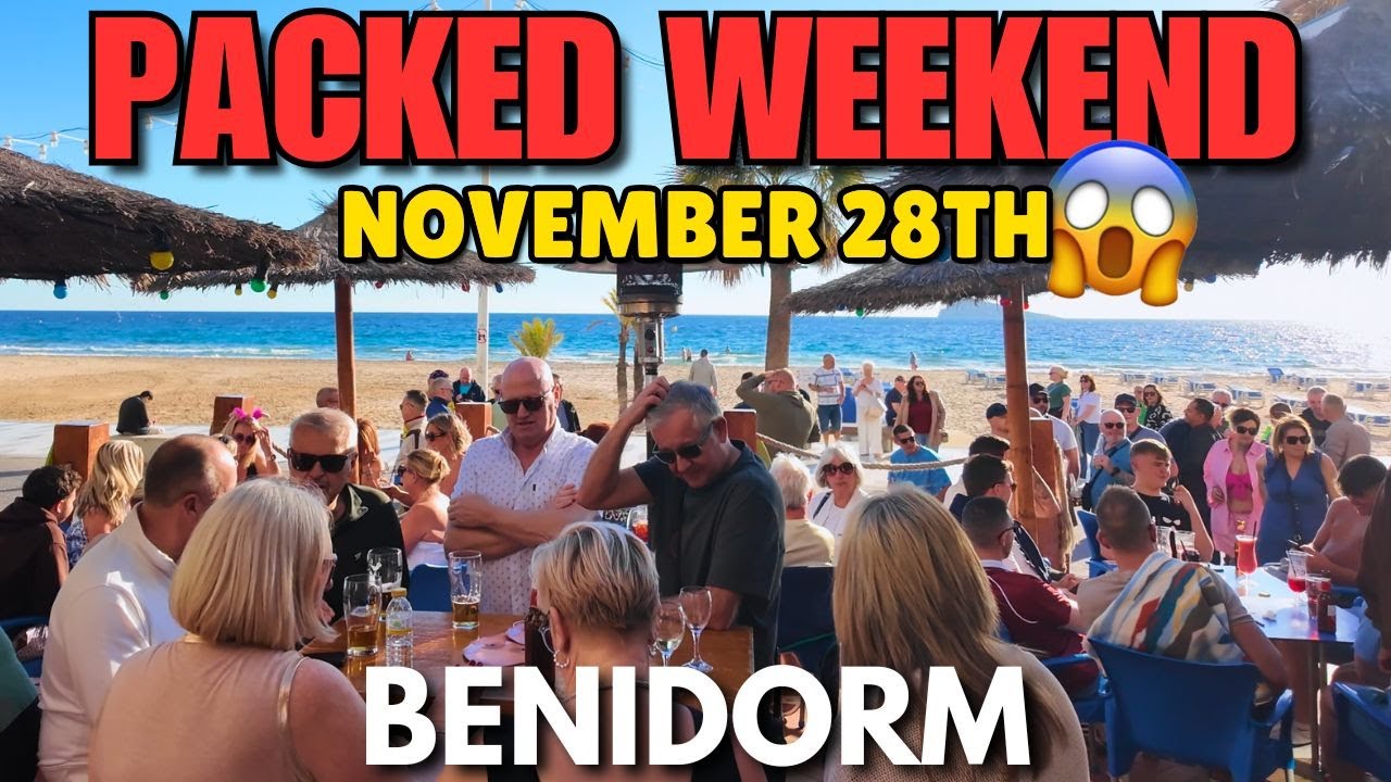 Benidorm - PACKED Pubs, Bars & Happy People! 😱🍻┃It's a BUZZING Weekend ...