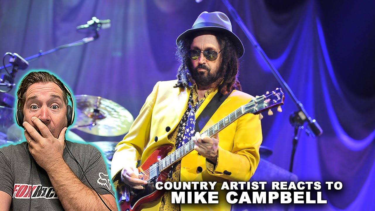 Country Artist Reacts to Tom Petty's Guitarist, Mike Campbell Guitar ...