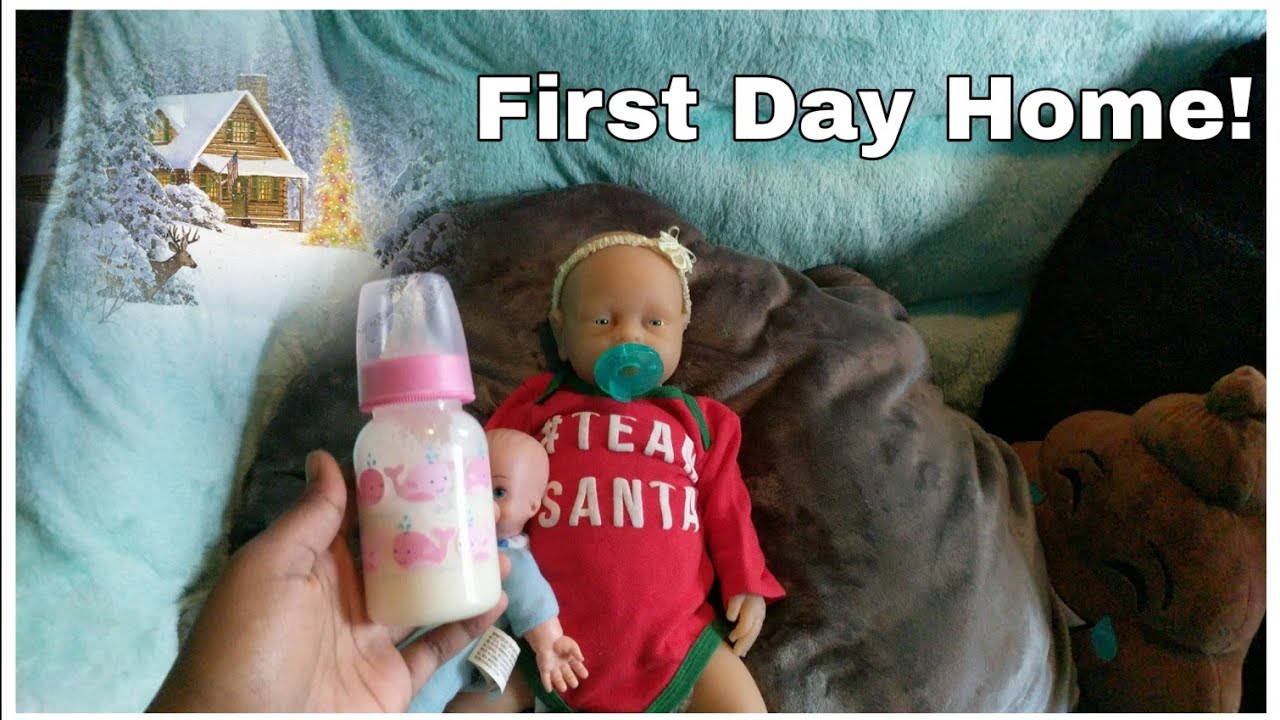 Silicone Baby First Day Home #RDChristmas - YouTube