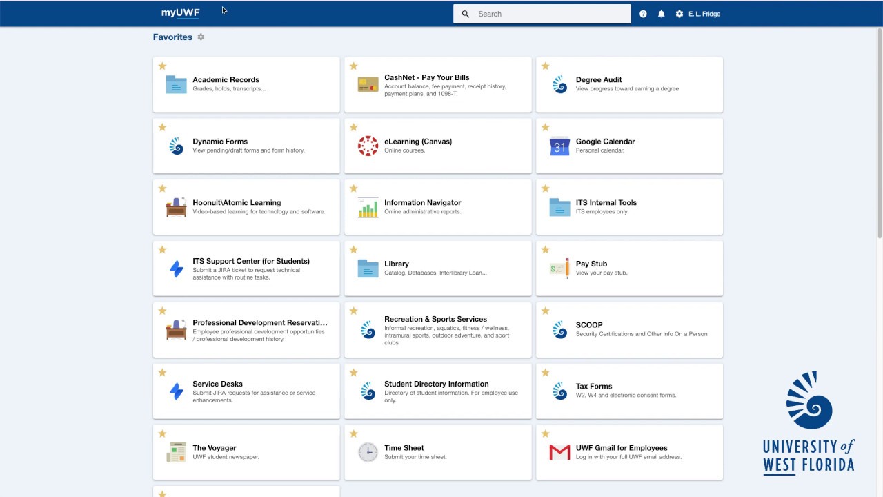 MyUWF Tour - YouTube