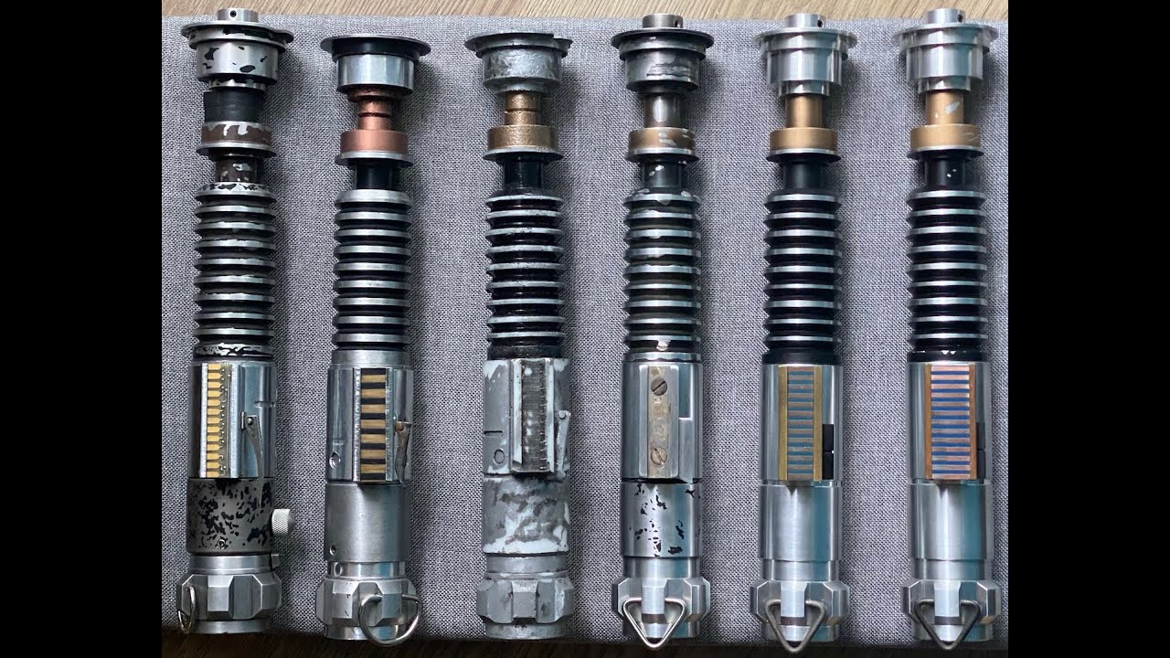 Every version of Luke's lightsaber from Return of the Jedi - YouTube