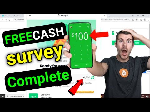 Free Cash Survey Complete 2023 || Free Cash Payment Proof || free cash ...