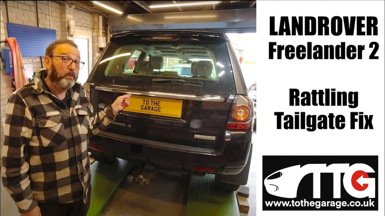 Resolving a rattling tailgate on my Land rover Freelander 2. - YouTube