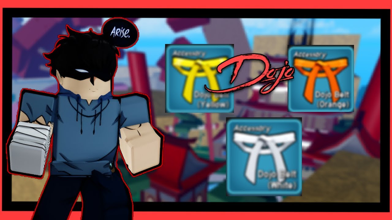 HOW TO GET ALL BELTS FROM THE DRAGON DOJO *STEP BY STEP* - YouTube