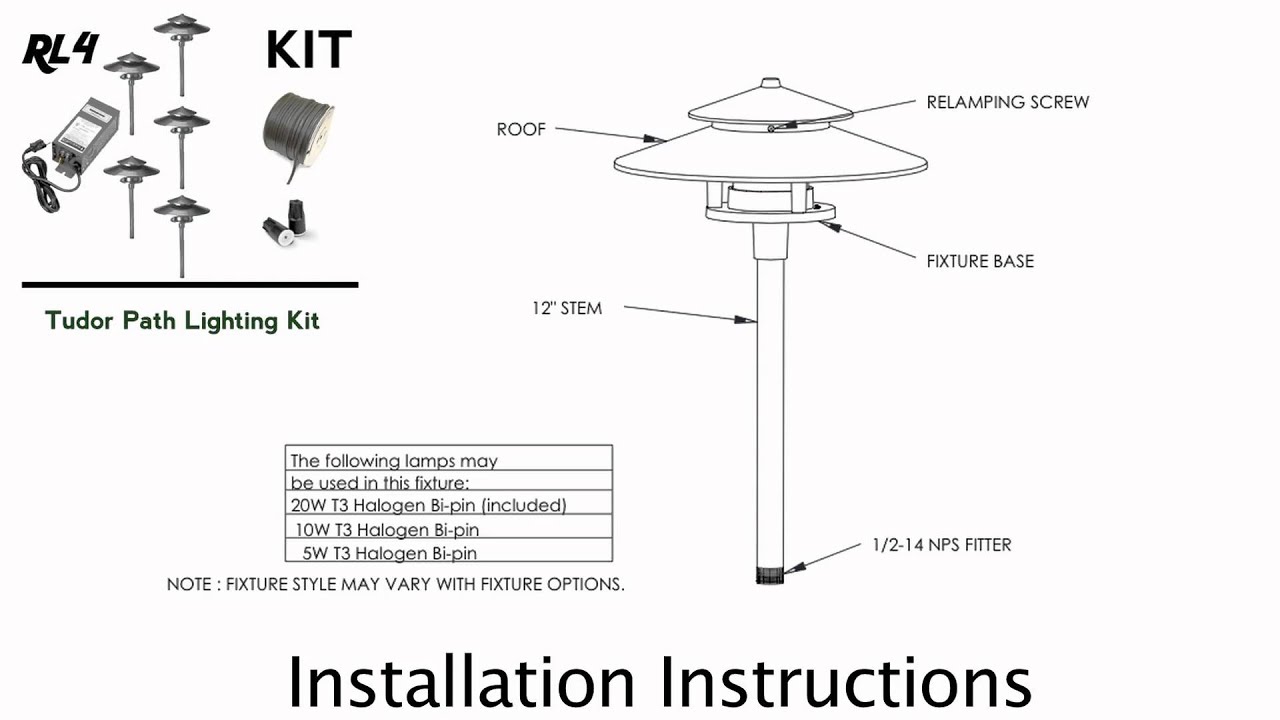 Hadco Lighting: RL4-AS7 Pathlyte Installation Instructions - YouTube