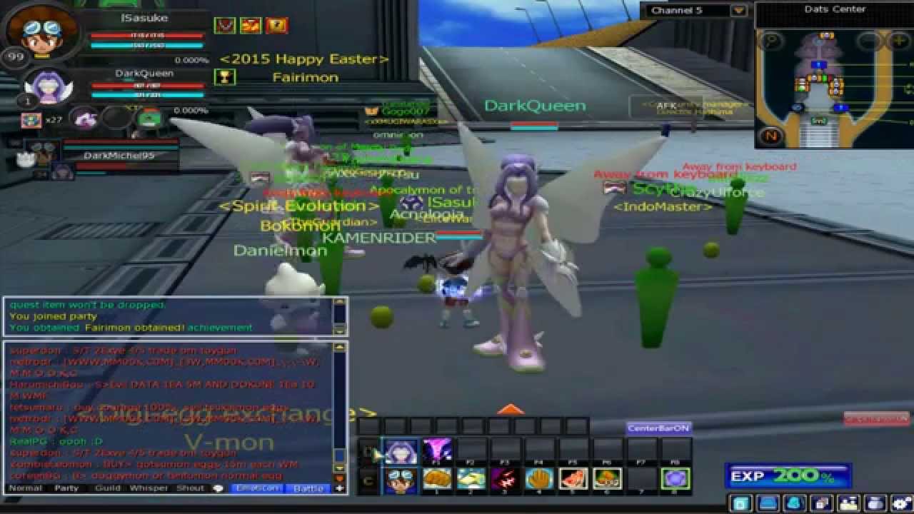 Digimon Masters Online : Hatching Kazemon ( Fairymon) - YouTube