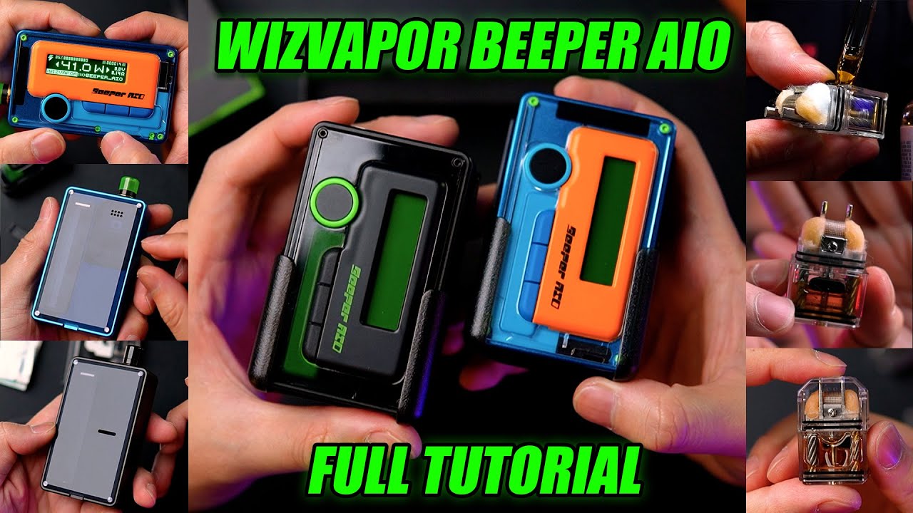 WIZVAPOR BEEPER AIO - Full Review / Tutorial - YouTube
