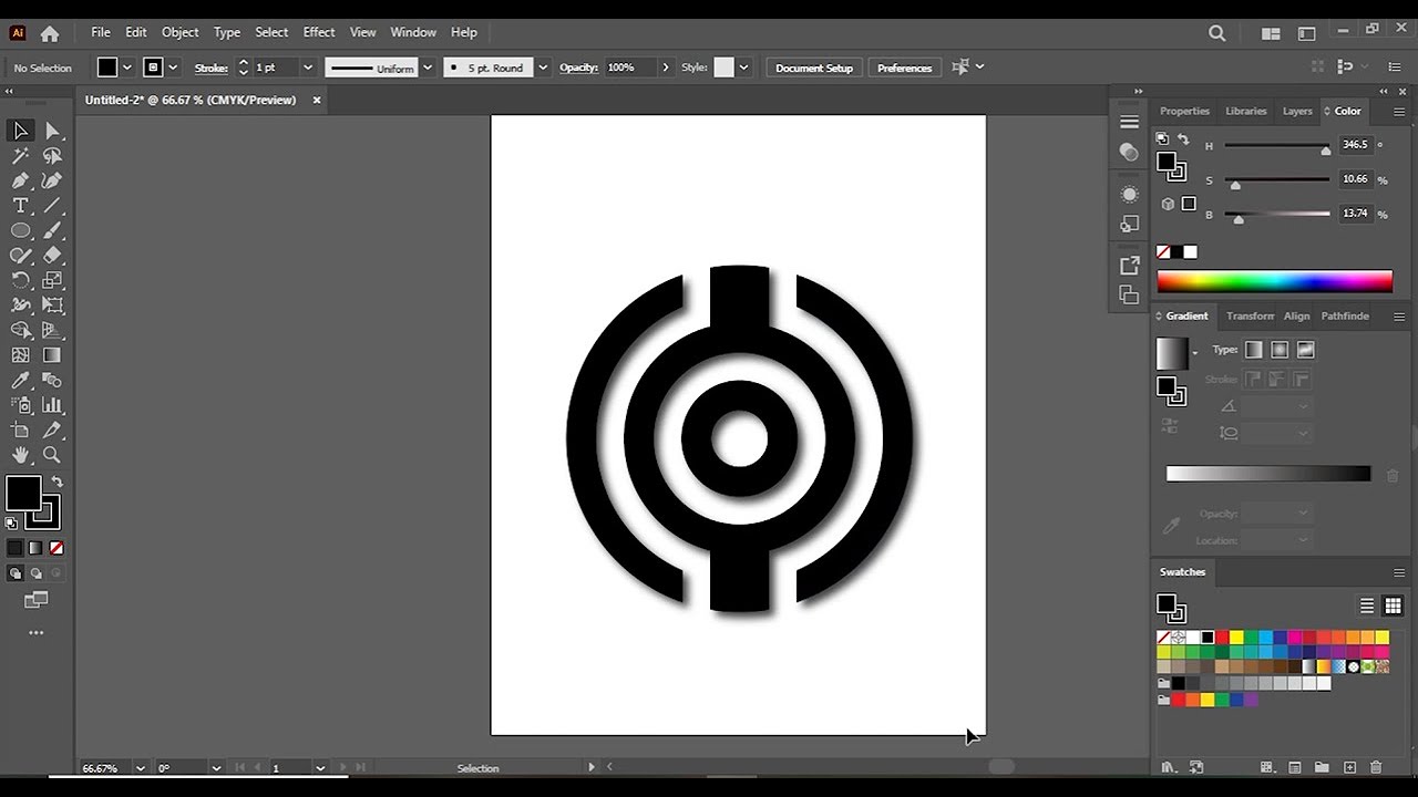 Learn to Create Stunning Logo in Adobe Illustrator - YouTube