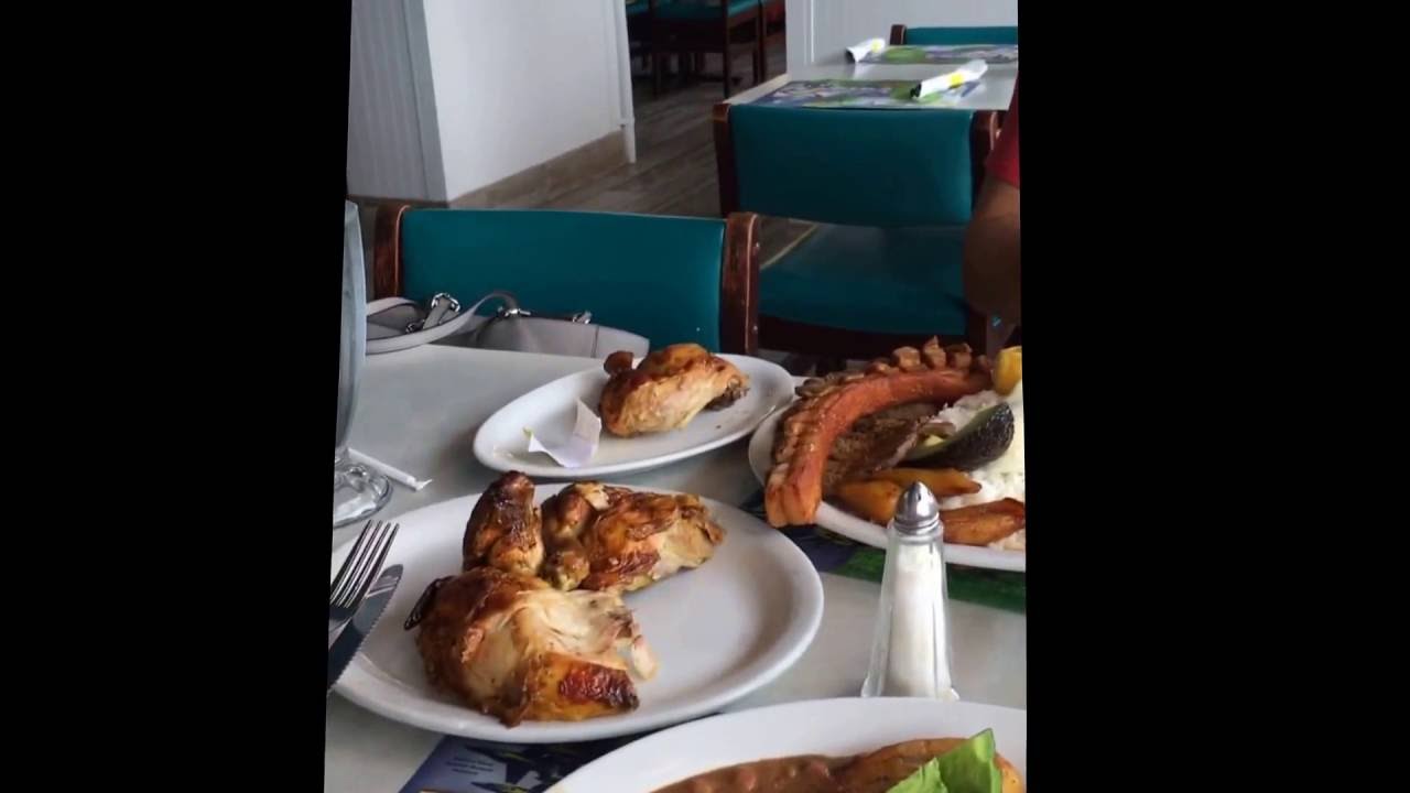 eating at pollos mario in orlando - YouTube