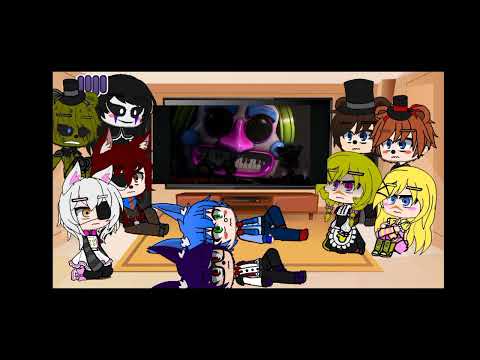 Fnaf 1-2 react to fnaf anniversary special - Freddy big bday bash! Part 1 // Gacha // fnaf // 