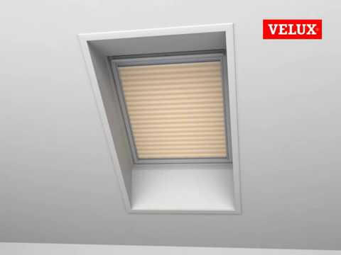 Montage instructie - Plisségordijn Pick&Click! systeem in VELUX dakraam ...