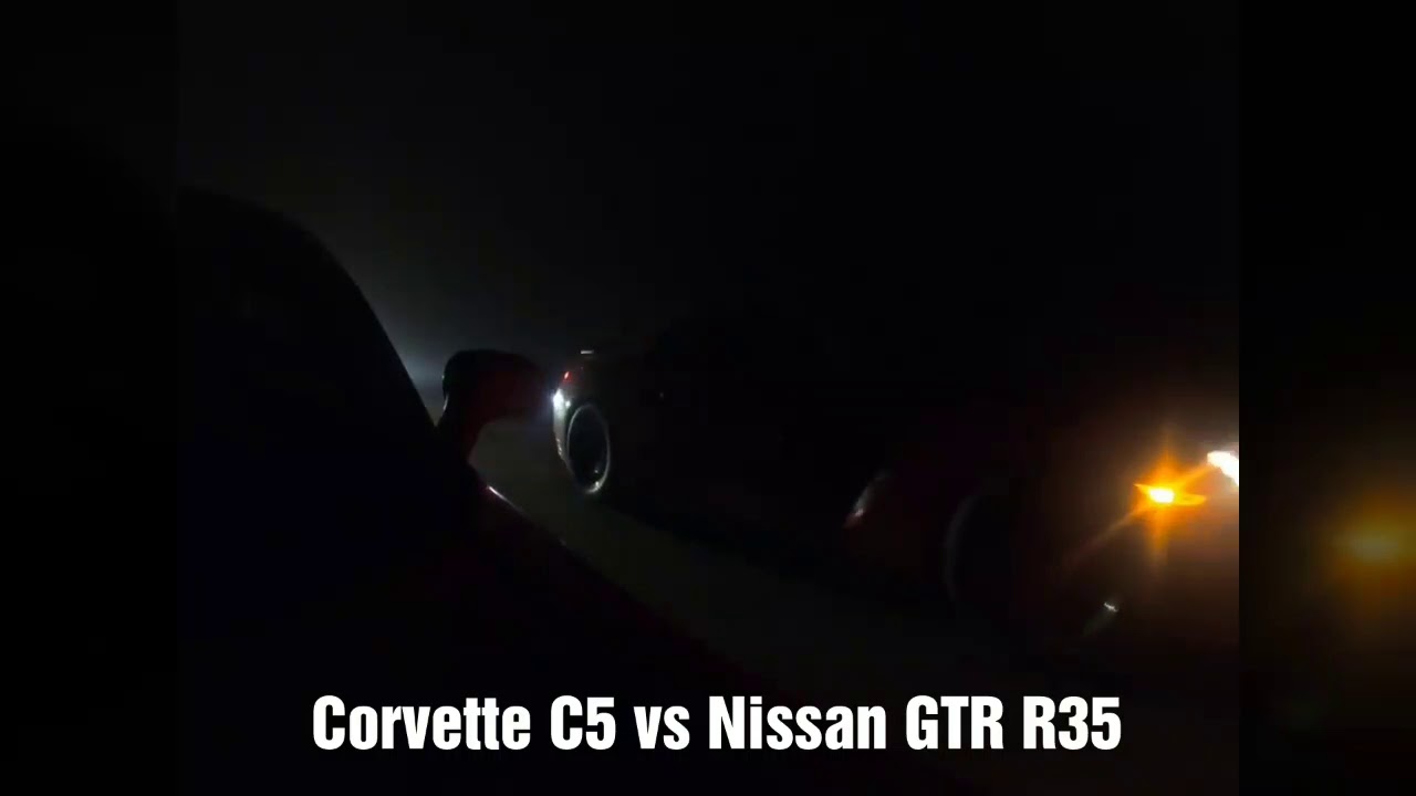 Corvette C5 vs Nissan GTR R35 - YouTube