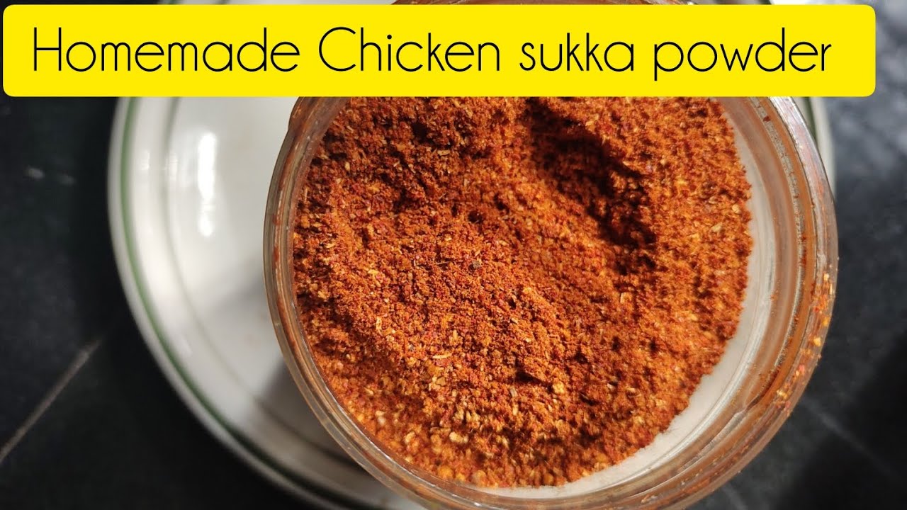 Homemade Chicken Sukka Powder Recipe - YouTube