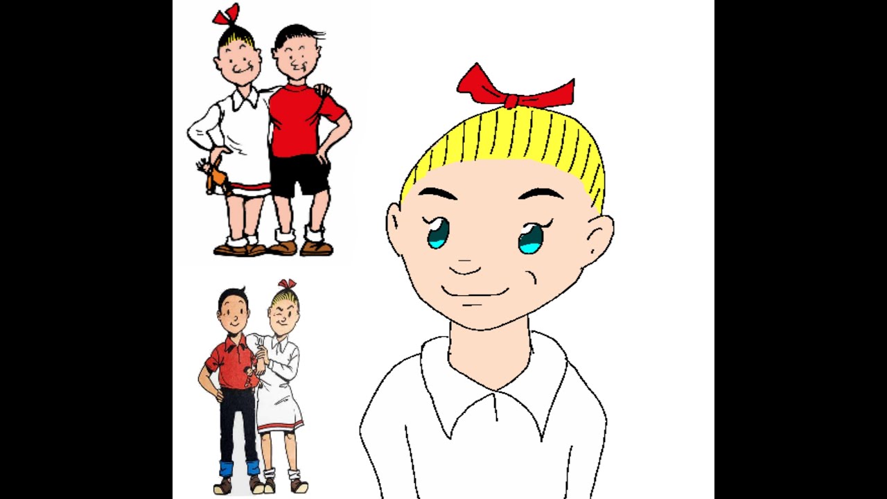 Drawing Belgian Comic Characters - YouTube