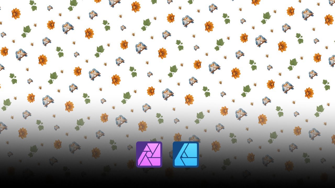 Seamless Patterns in Affinity Designer/Photo (fast & easy) - YouTube