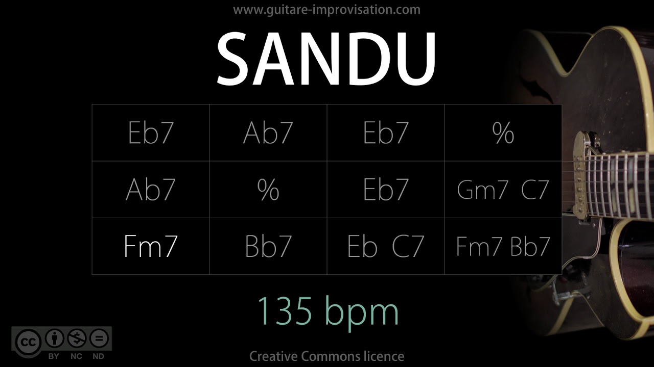 Sandu (Jazz/Swing feel) 135 bpm : Backing Track - YouTube