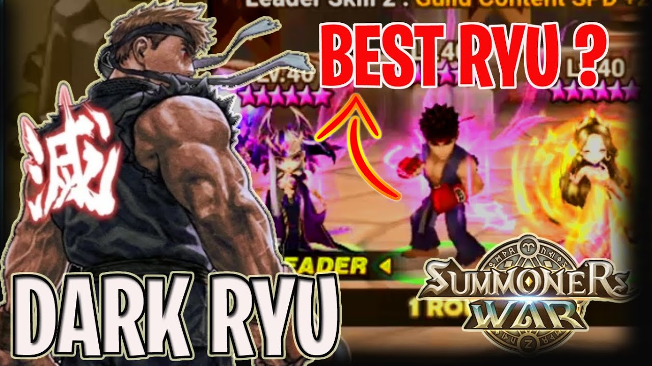 DARK RYU Guild War Battle Defense VS Dlicious - isengdudegame Summoners ...