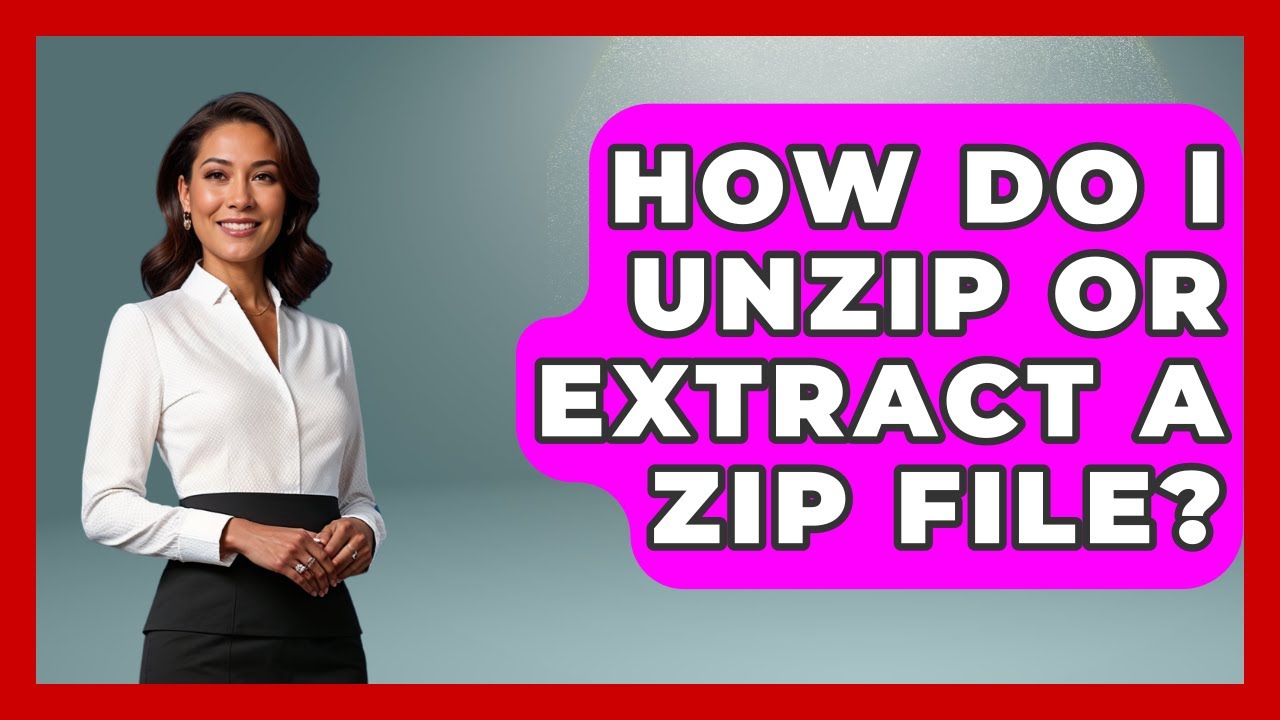 How Do I Unzip Or Extract A ZIP File? - Graphic Design Nerd - YouTube
