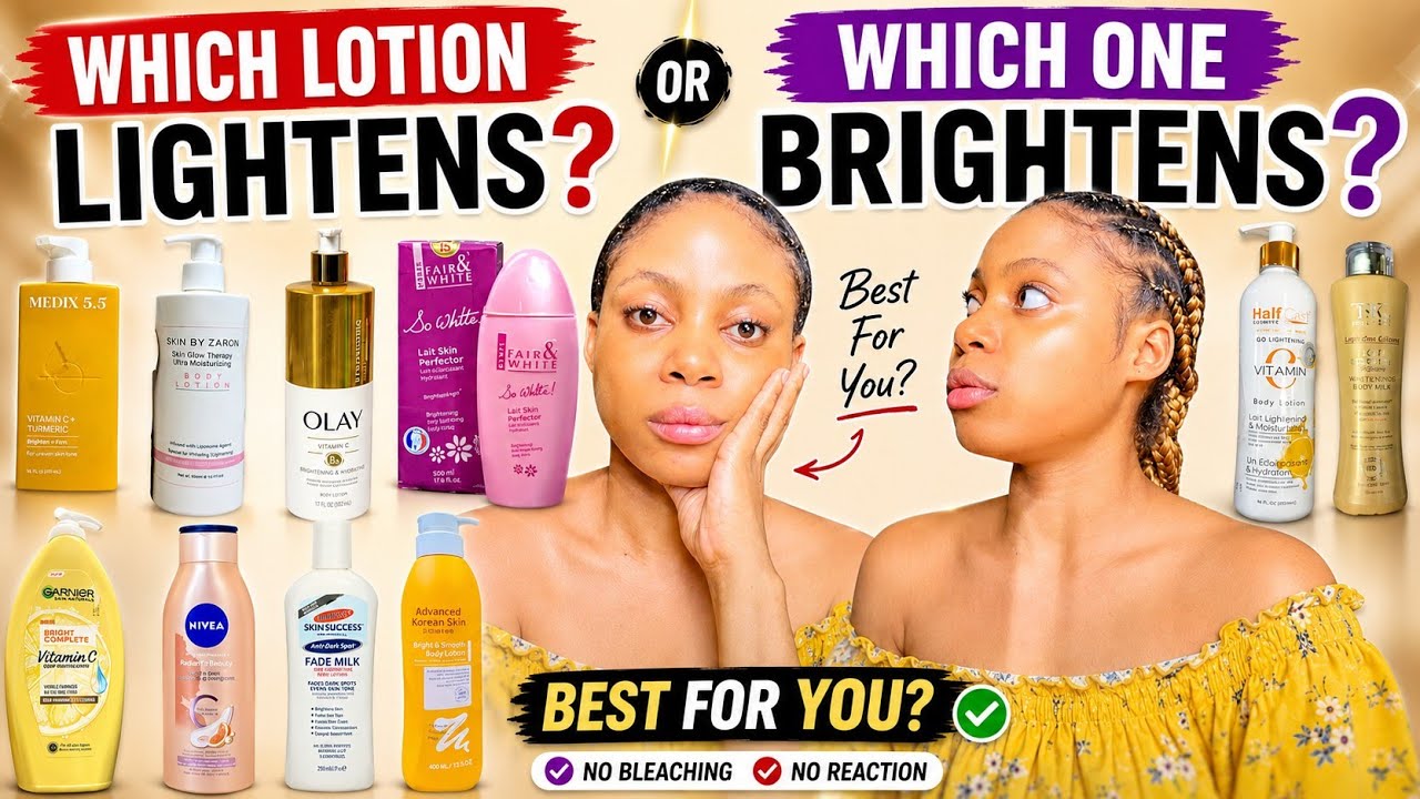 10 Best Lightening Body Lotions That Actually Work | No Bleaching, No ...