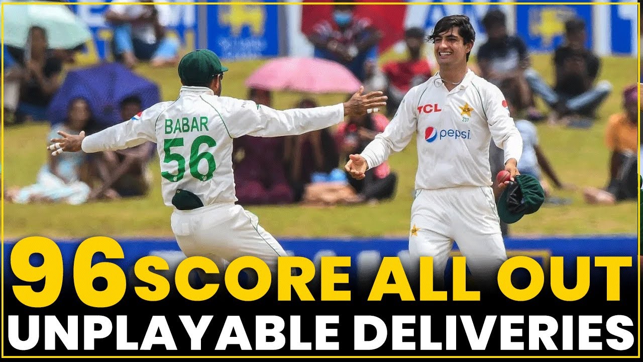 96 Score All Out | Unplayable Deliveries | Pakistan Bowlers In Test ...
