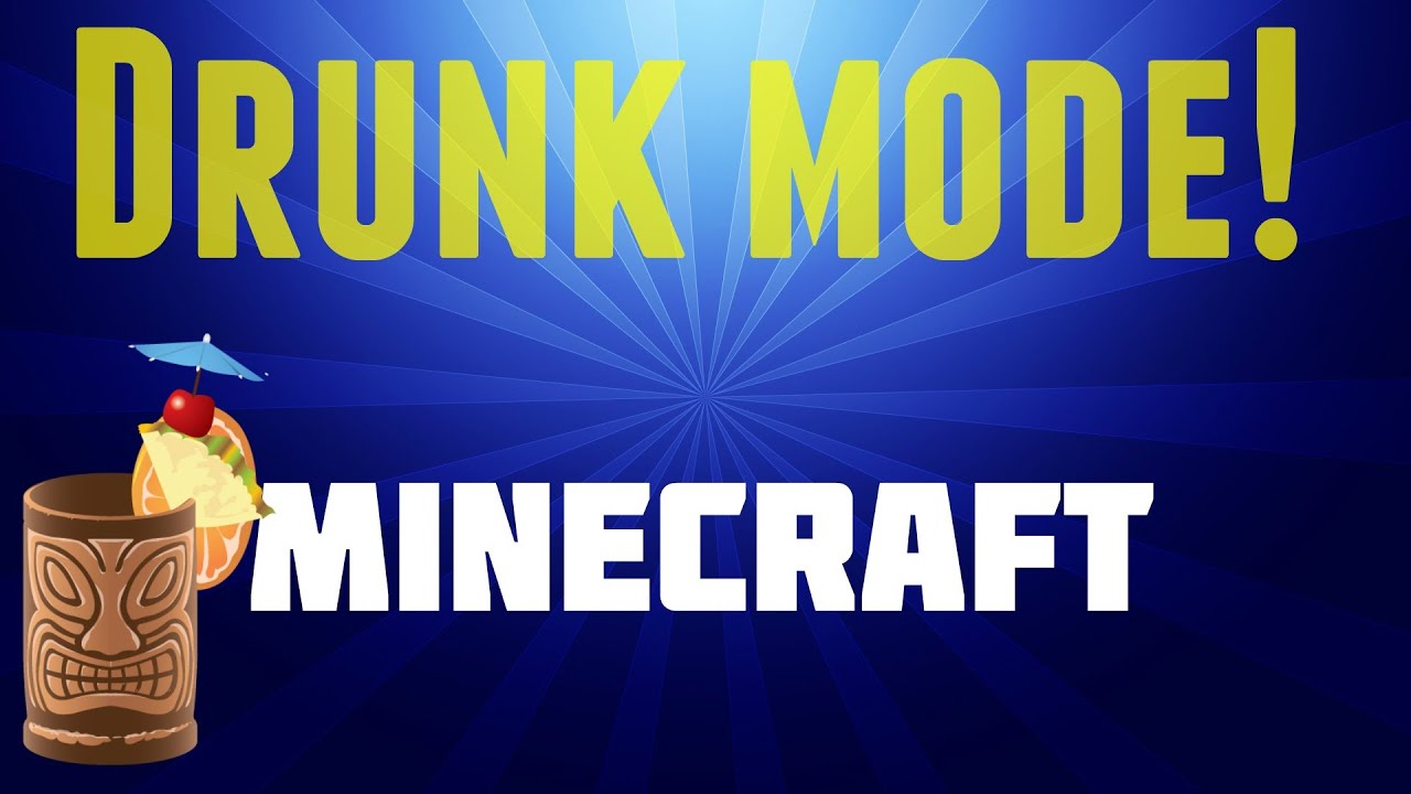 HOW TO get in drunk mode in minecraft 1.7.9! (without using mods) - YouTube
