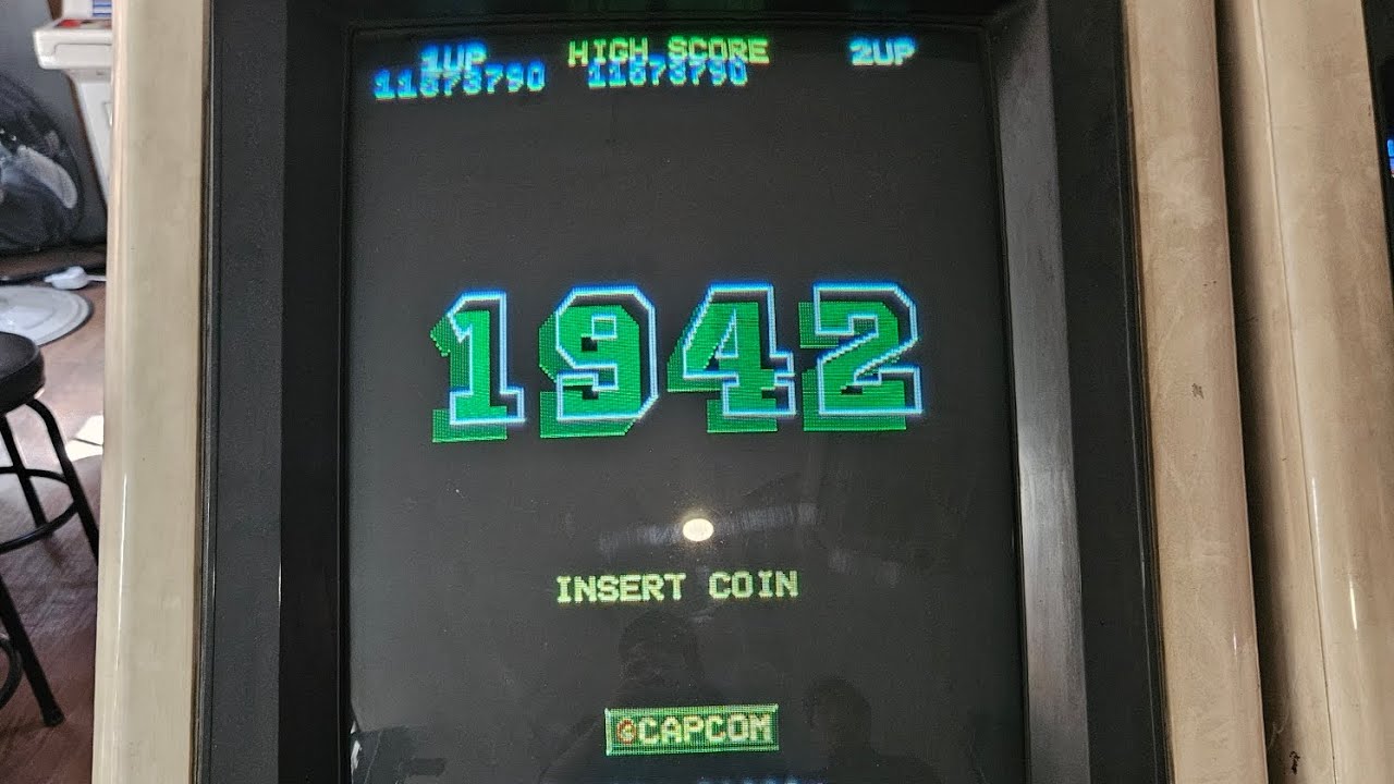 [Arcade PCB Fancam] 1942 by Capcom 1CC 원코인 클리어 직캠 - YouTube