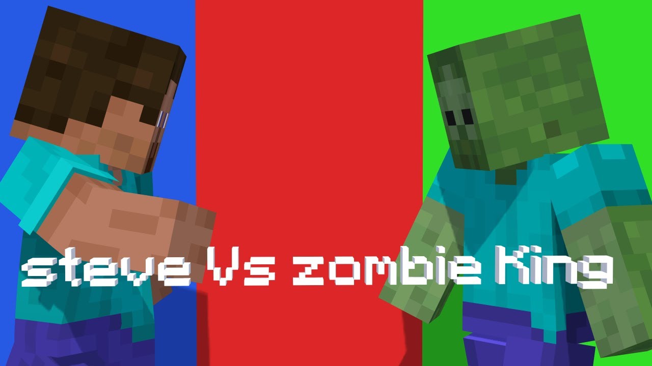zombie king Vs Steve - YouTube
