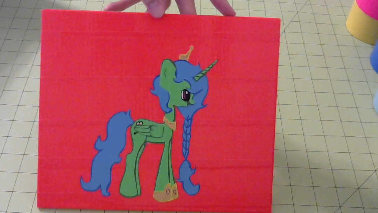 Love Bug (My Little Pony OC) time lapse - YouTube