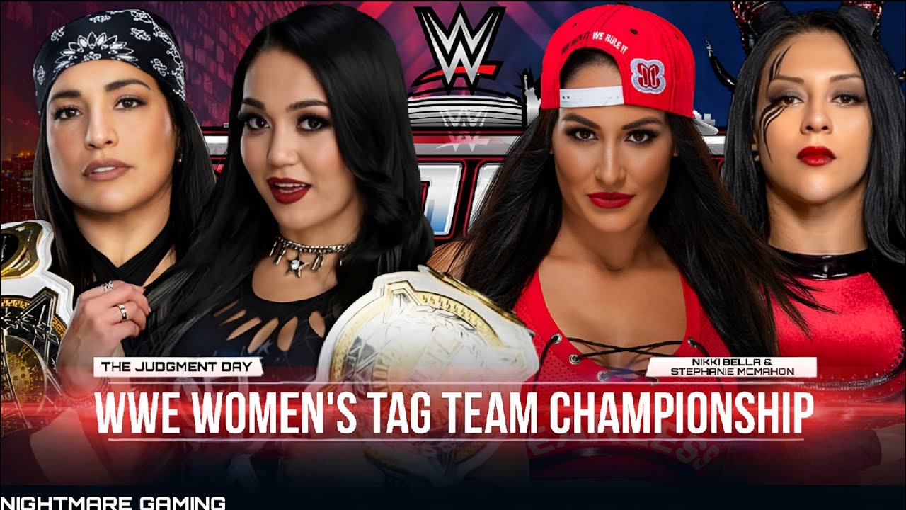 WWE 2K25 | Roxanne Perez & Raquel Rodriguez VS Nikki Bella & Stephanie ...