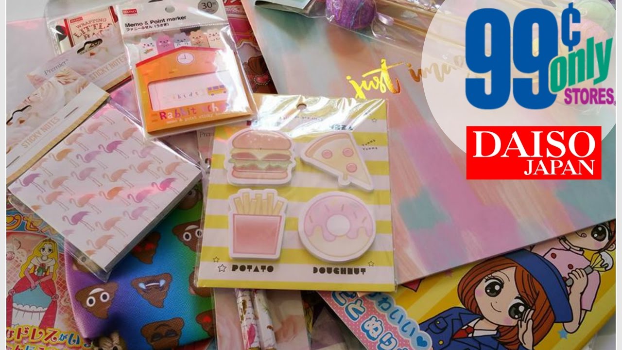 DAISO and 99 CENT STORE EASTER HAUL 2017 - YouTube