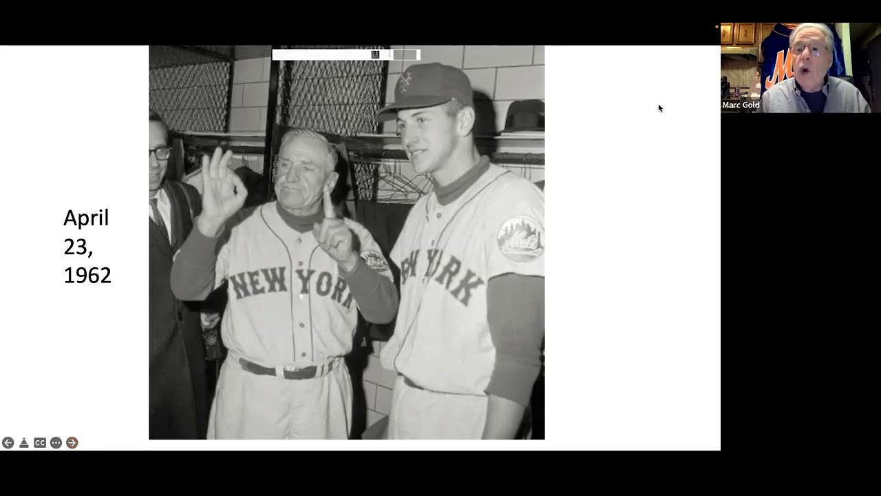 Stay Home With SABR: Marc Gold, "The Early Mets" - YouTube
