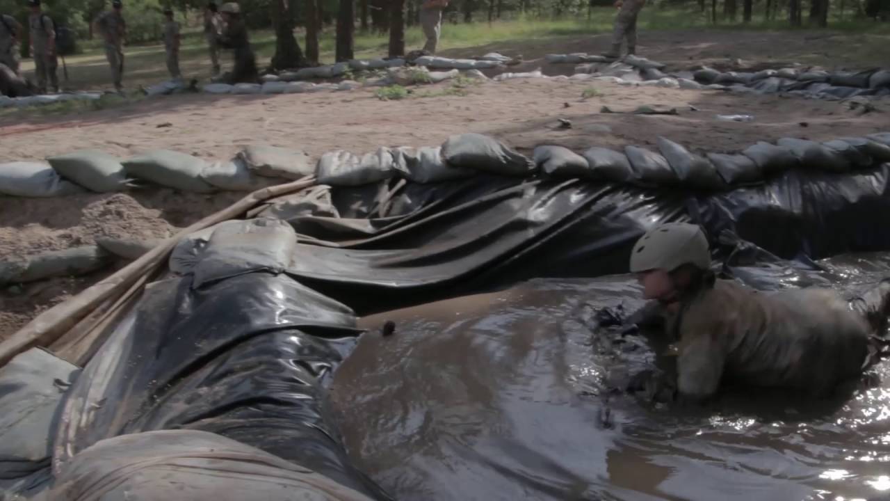Mud it up at AFA Cadet Basic Training - YouTube