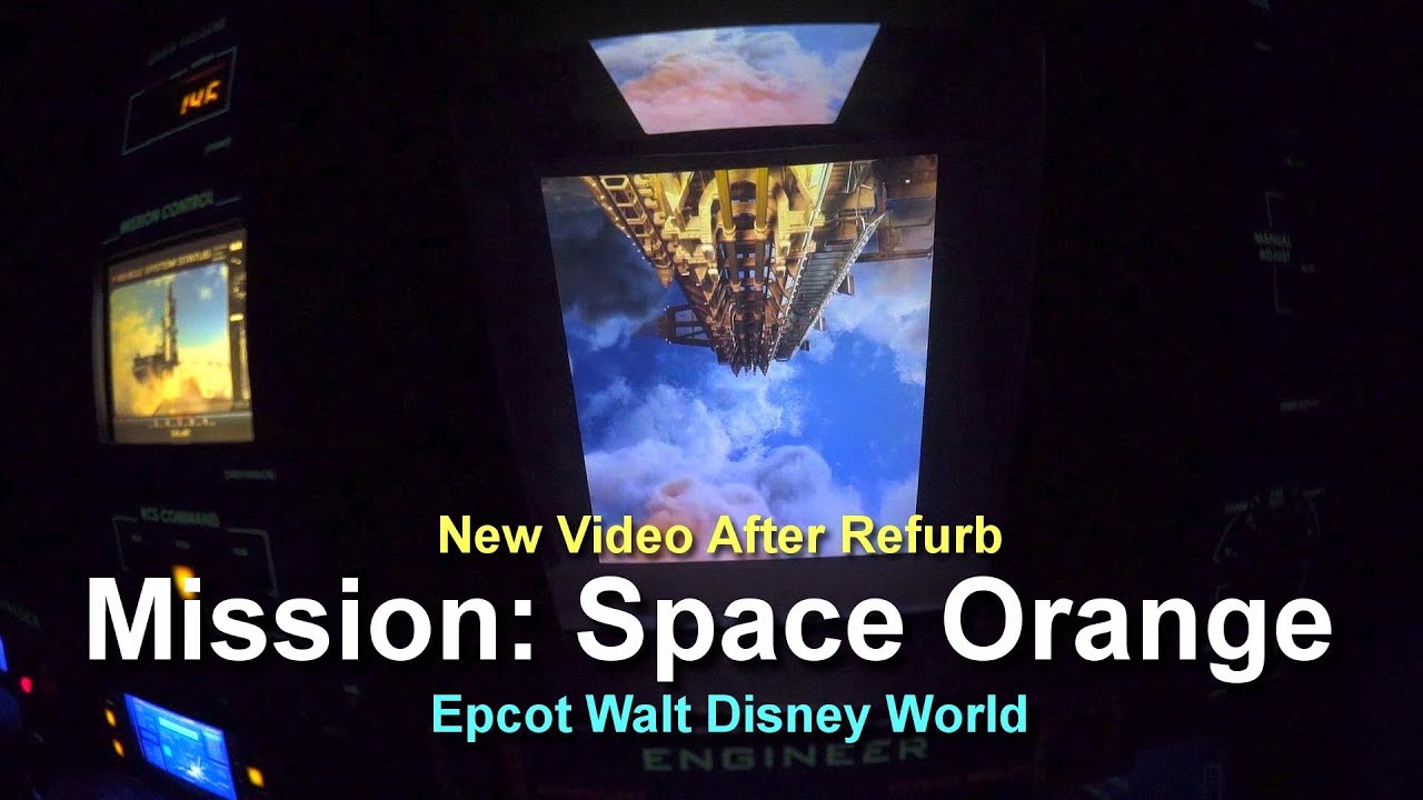 New Mission Space Orange On Ride Complete POV with Queue First Day of ...