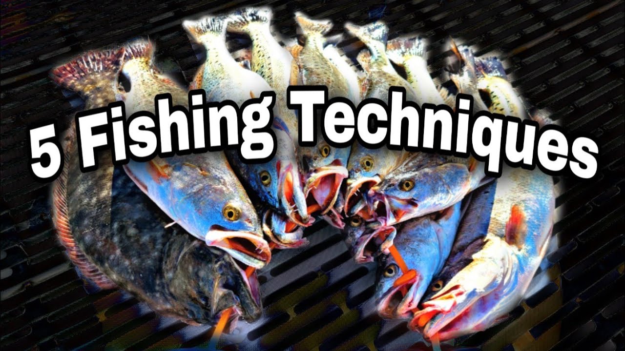 5 Fishing Techniques | Fishing with Lures - YouTube