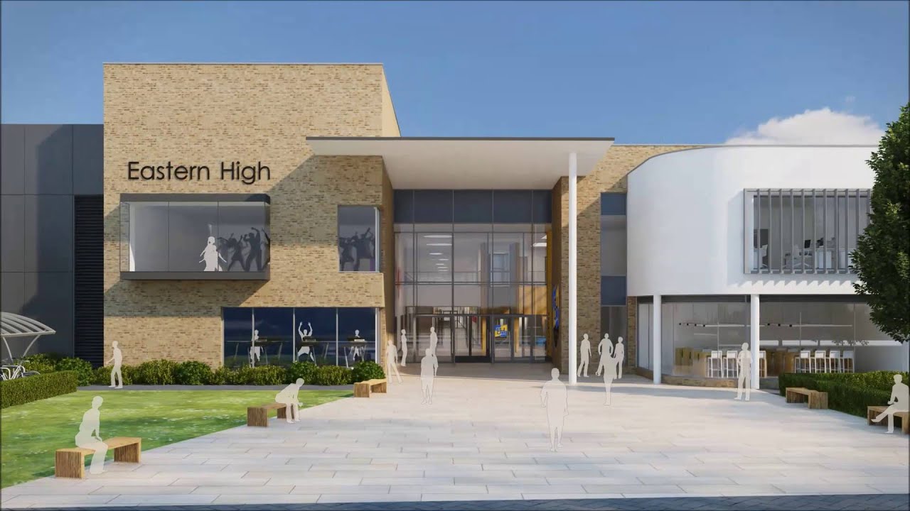 'Fly Through' the brand new Eastern High and Cardiff and Vale College ...
