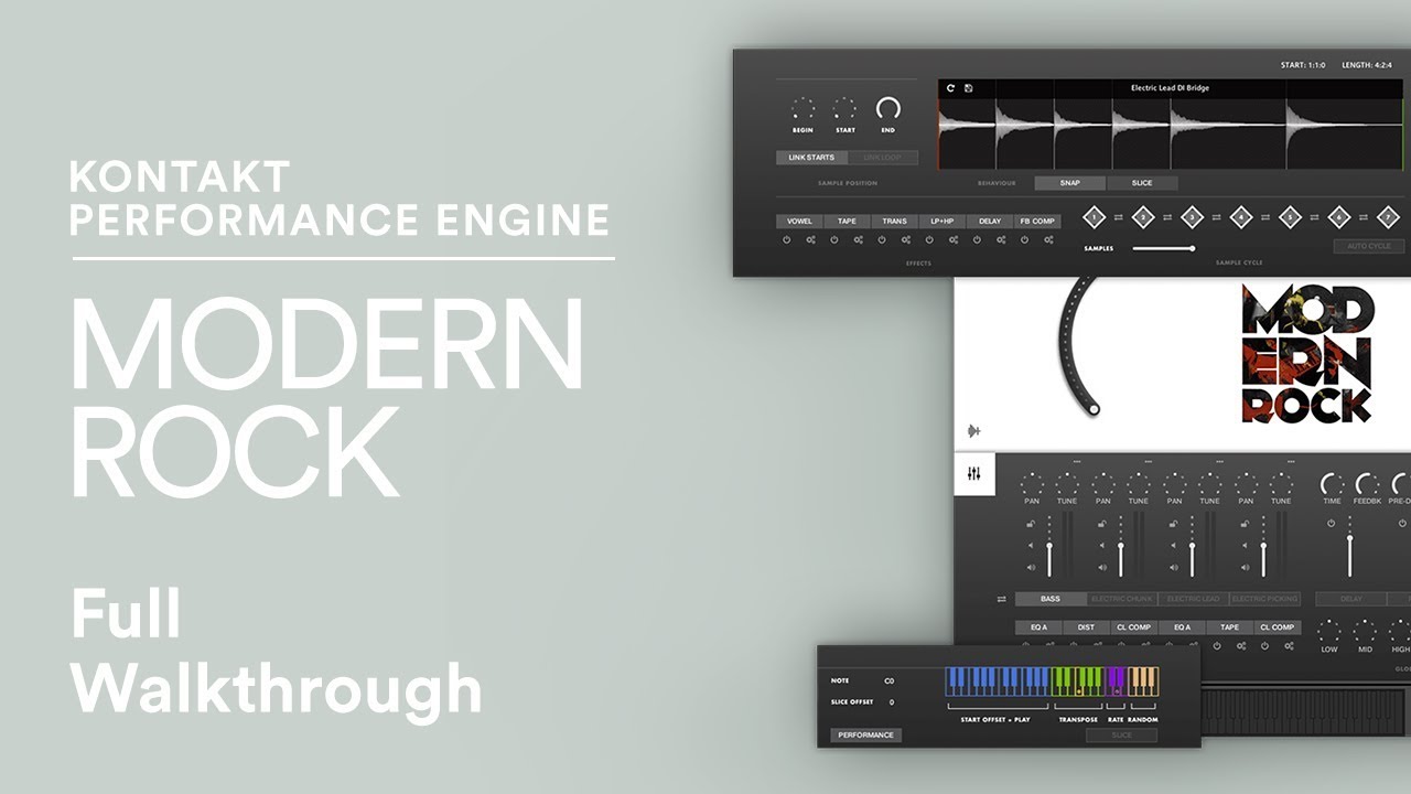 MODERN ROCK GUITARS AND BASS | Raging Rock Guitar Kontakt Library for ...