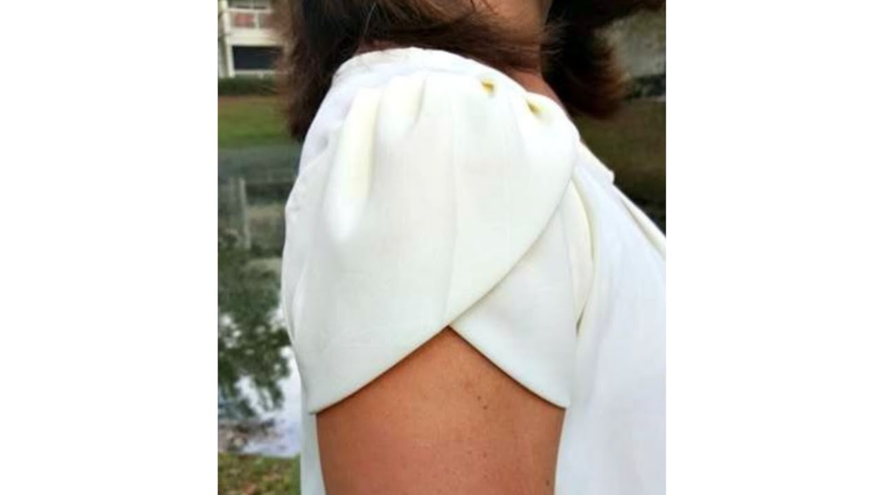 How to draft a petal sleeve with added fullness || Tulip sleeve. # ...