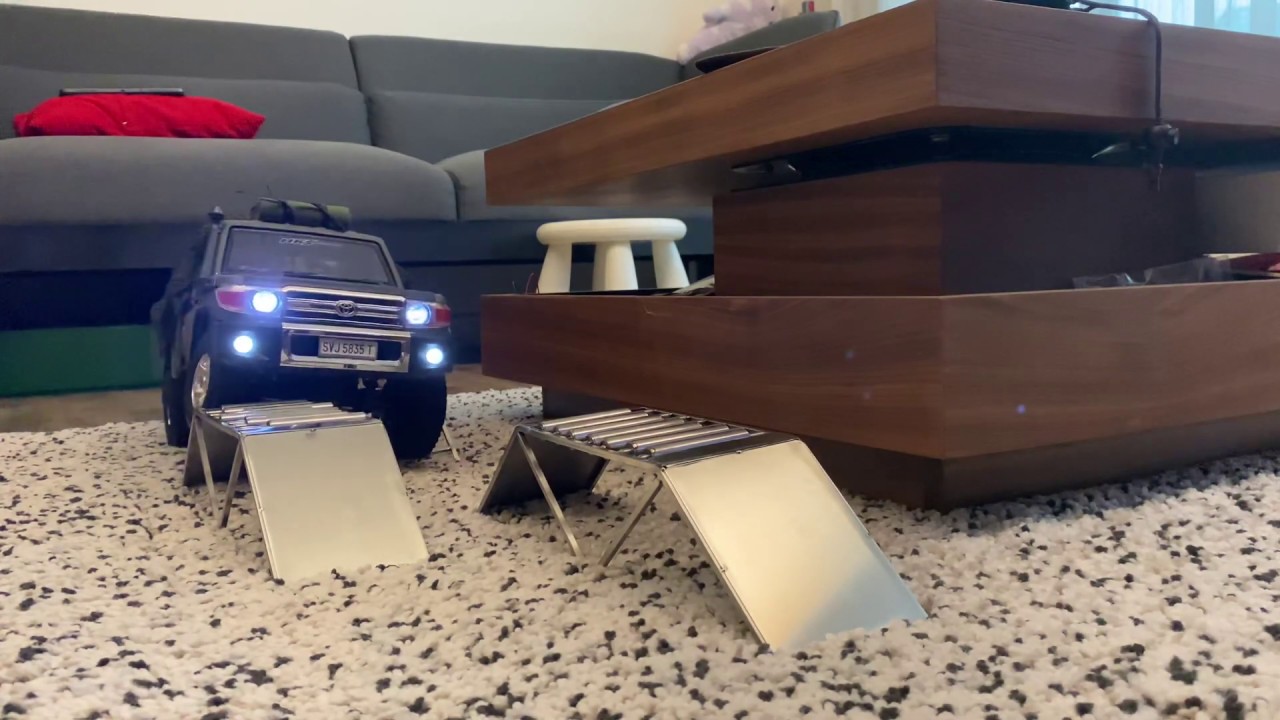 Boom Racing BRX01 over obstacles. - YouTube