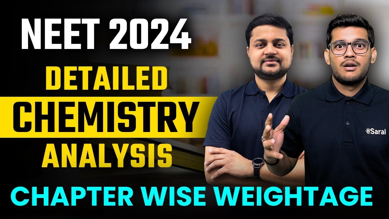 NEET 2024 Chemistry Paper Analysis | Learning for NEET 2025 Aspirants ...