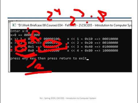 CSCI205 Introduction to Computer System Lecture 08 vid - YouTube