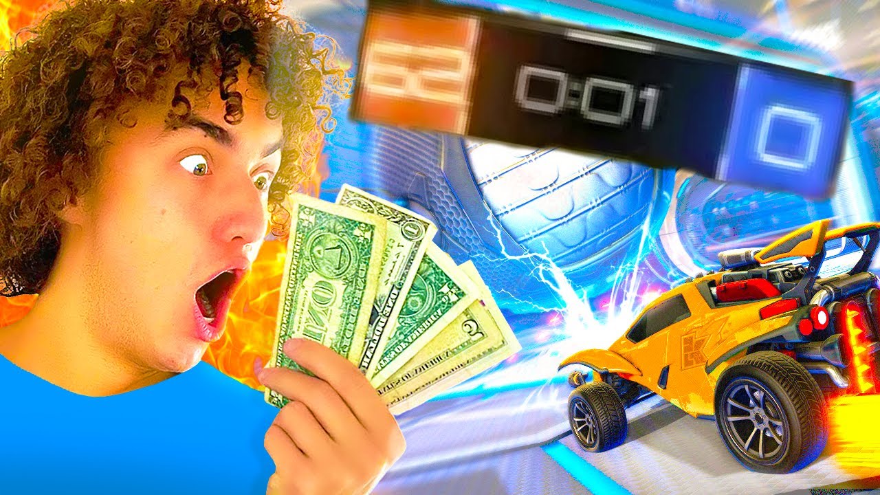 $1,000 For EVERY GOAL YOU SCORE In Rocket League! - YouTube