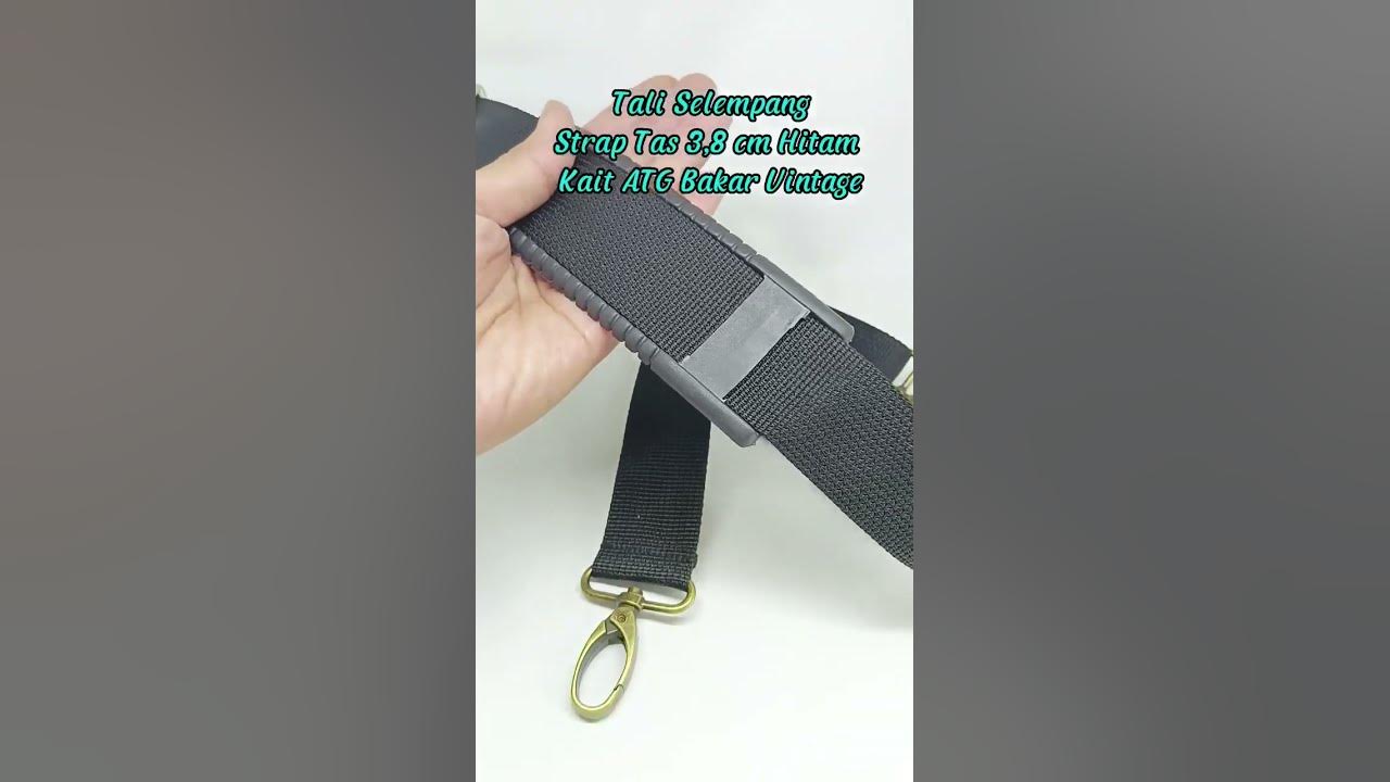 tali selempang strap tas 3,8 cm hitam atg #straptas #talitas #taliselempangtas #fyp #shorts # ...