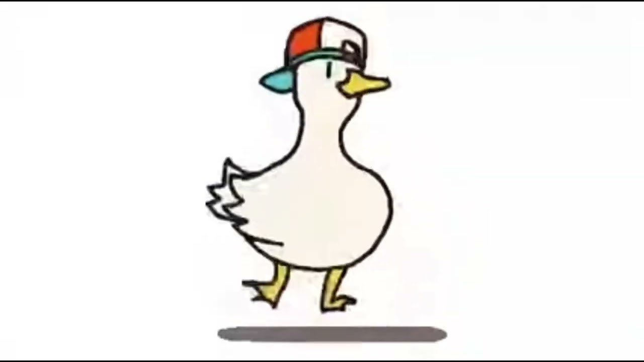 Duck quacks out rickroll but.. - YouTube