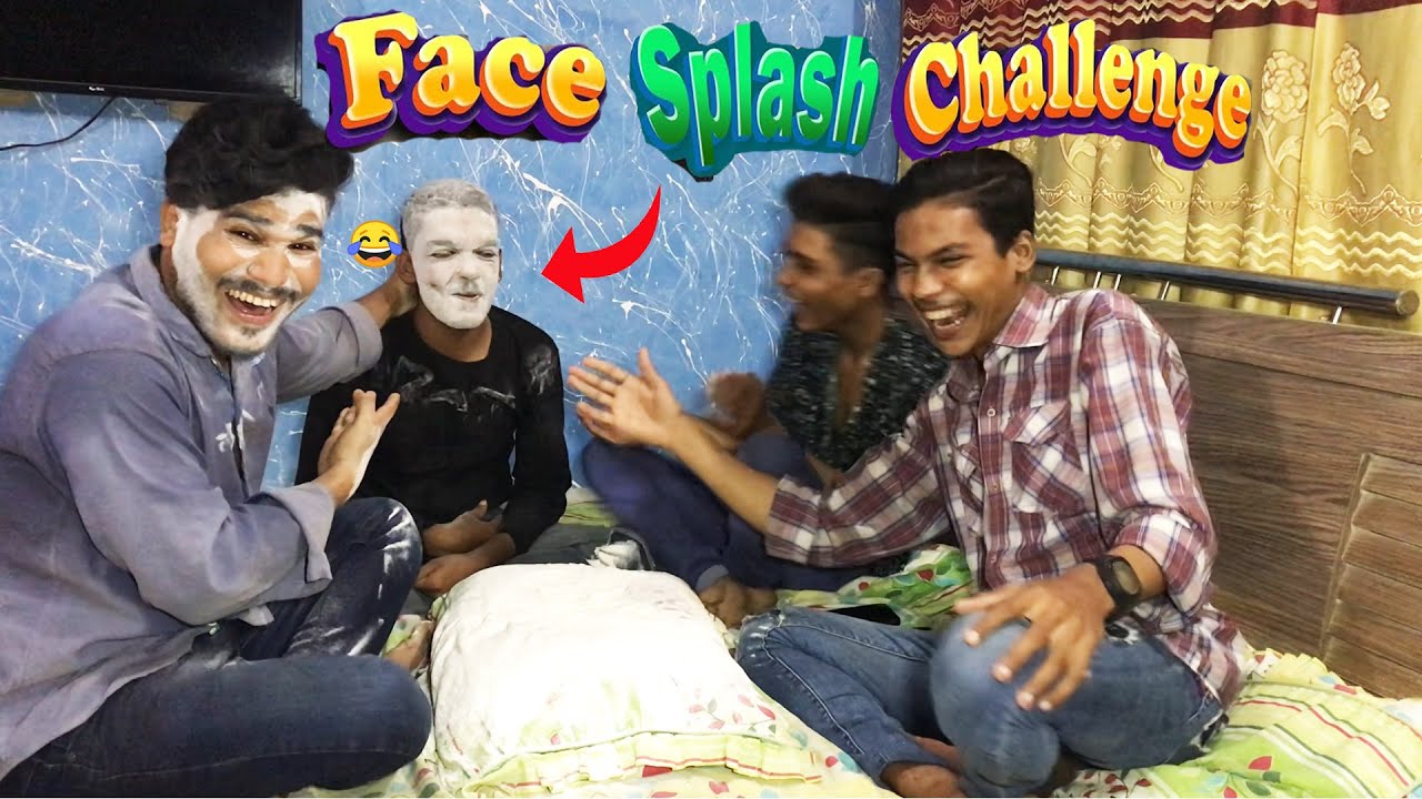 Face Splash Funny (Challenge)😂😂 - YouTube