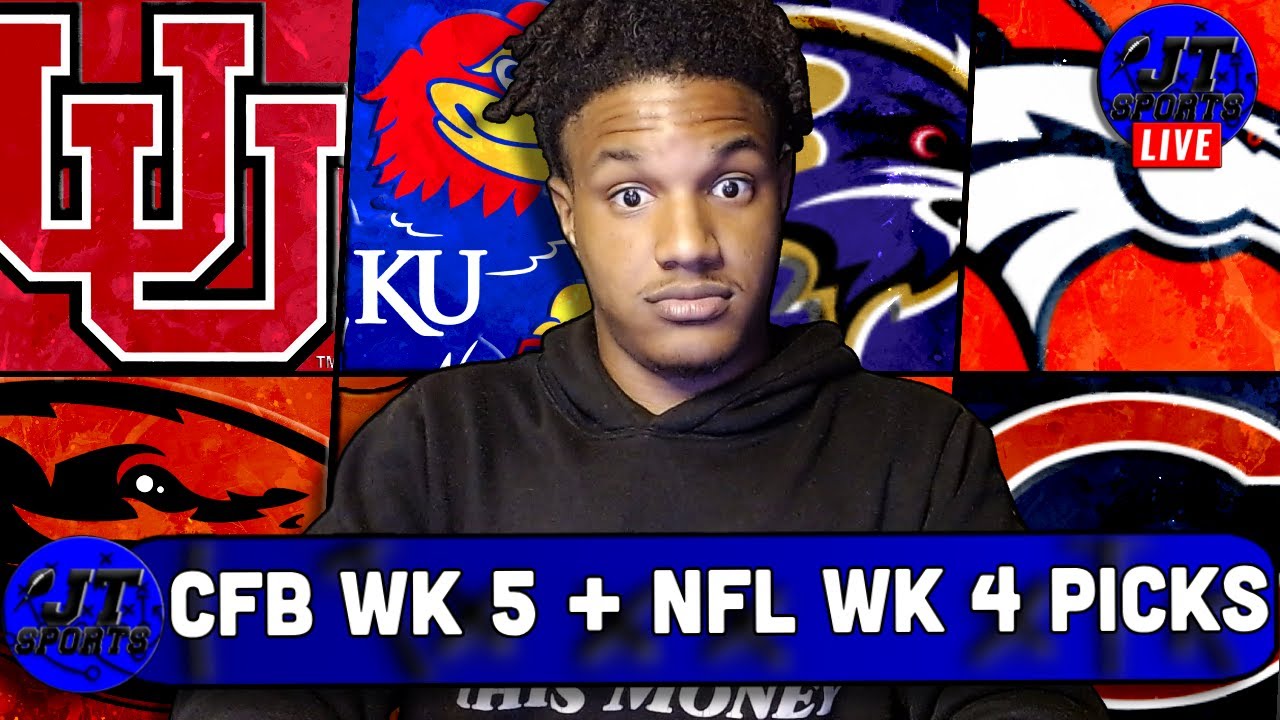 CFB WK 5 + NFL WK 4 Picks, Jets Locker Room Tension, Justin Fields Make ...