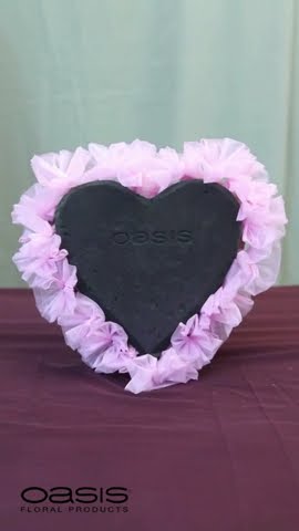 Create your Own Floral Arrangement in OASIS Heart Shape Floral Foam for ...