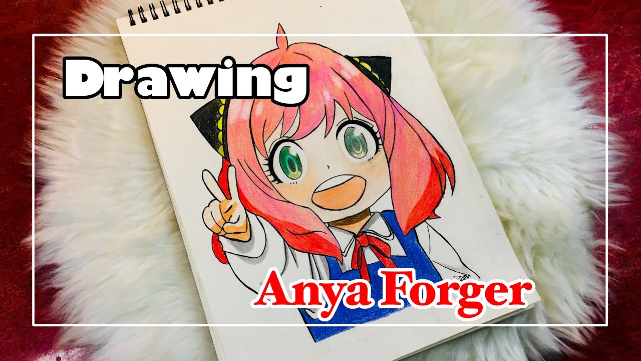 Drawing Anya Forger| Jiezel Art Studio - YouTube