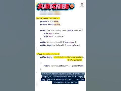 Single Responsibility Principle (SRP) in Java: Clean Code Practices - YouTube